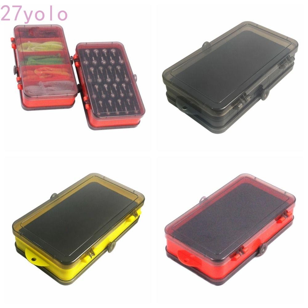 YOLO Double Sided Fishing Tackle Box, Double-sided Multi Compartments ...