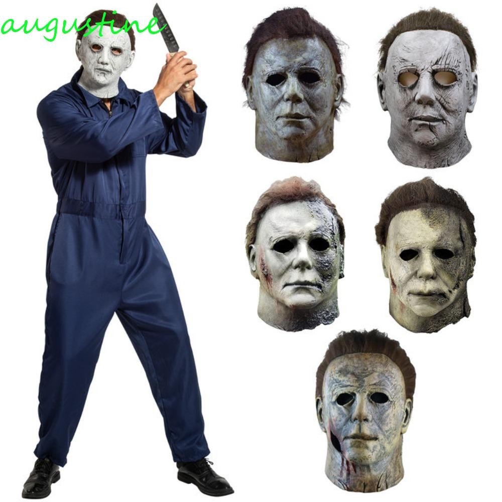 AUGUSTINE Michael Myers Mask, Latex Horror Killer Mask, Costume Mask ...