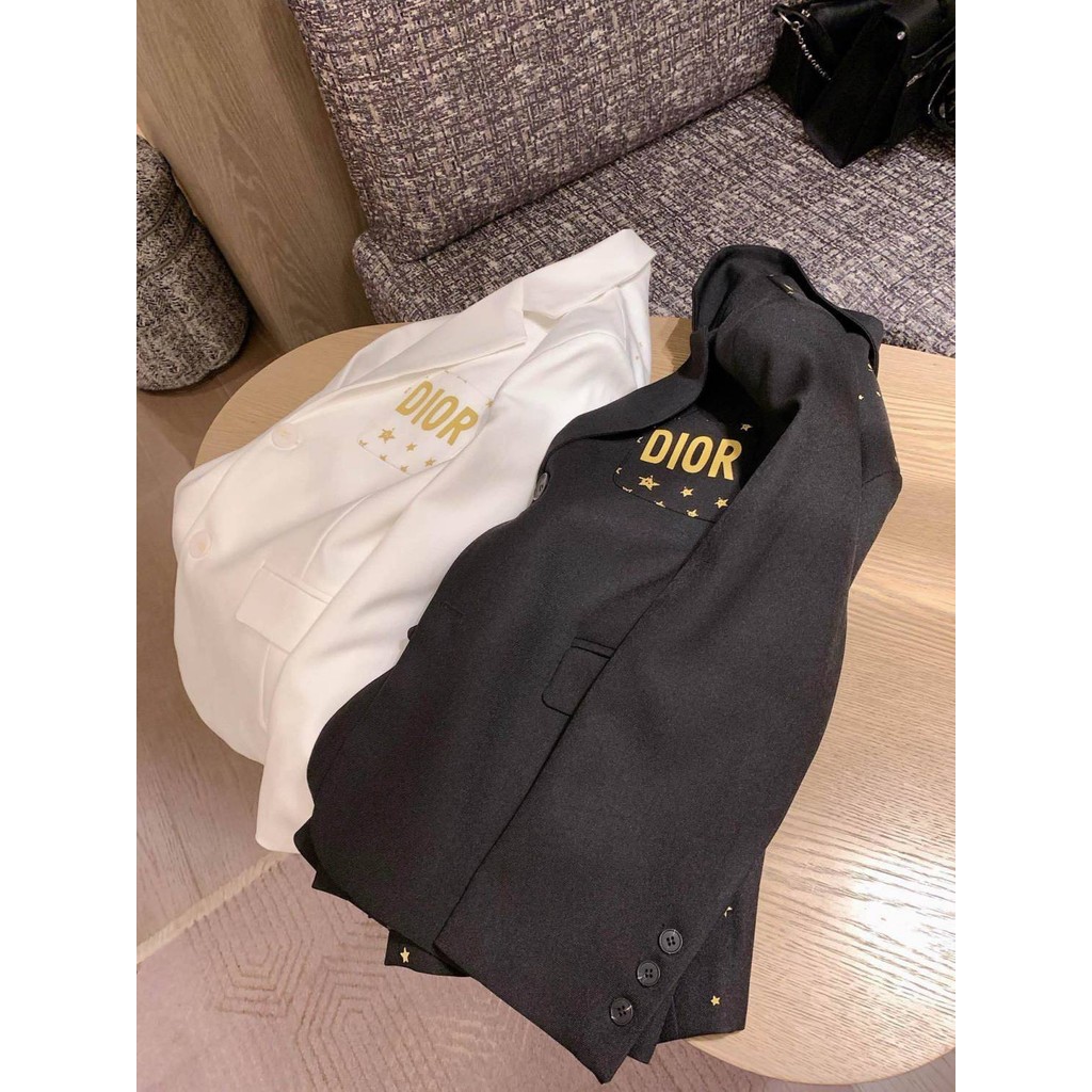 DIO-RR. 2025 Spring New Style Embroidered Moon Gypsophila Blazer ...