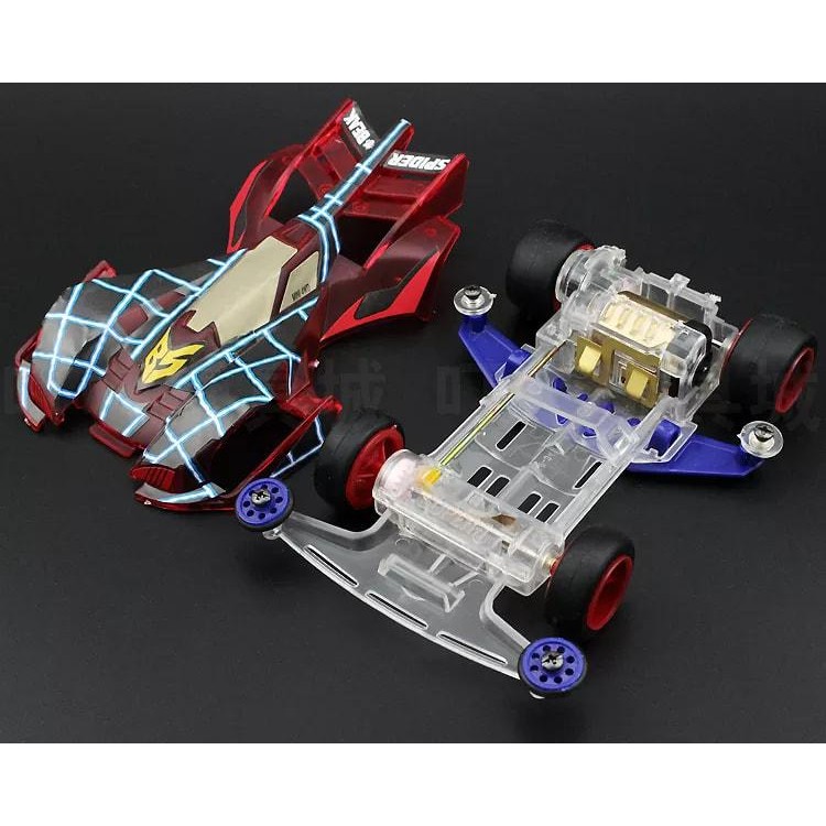 Tamiya Beak spider Clear Frame Very Beautiful Mini 4WD Let's & Go ...