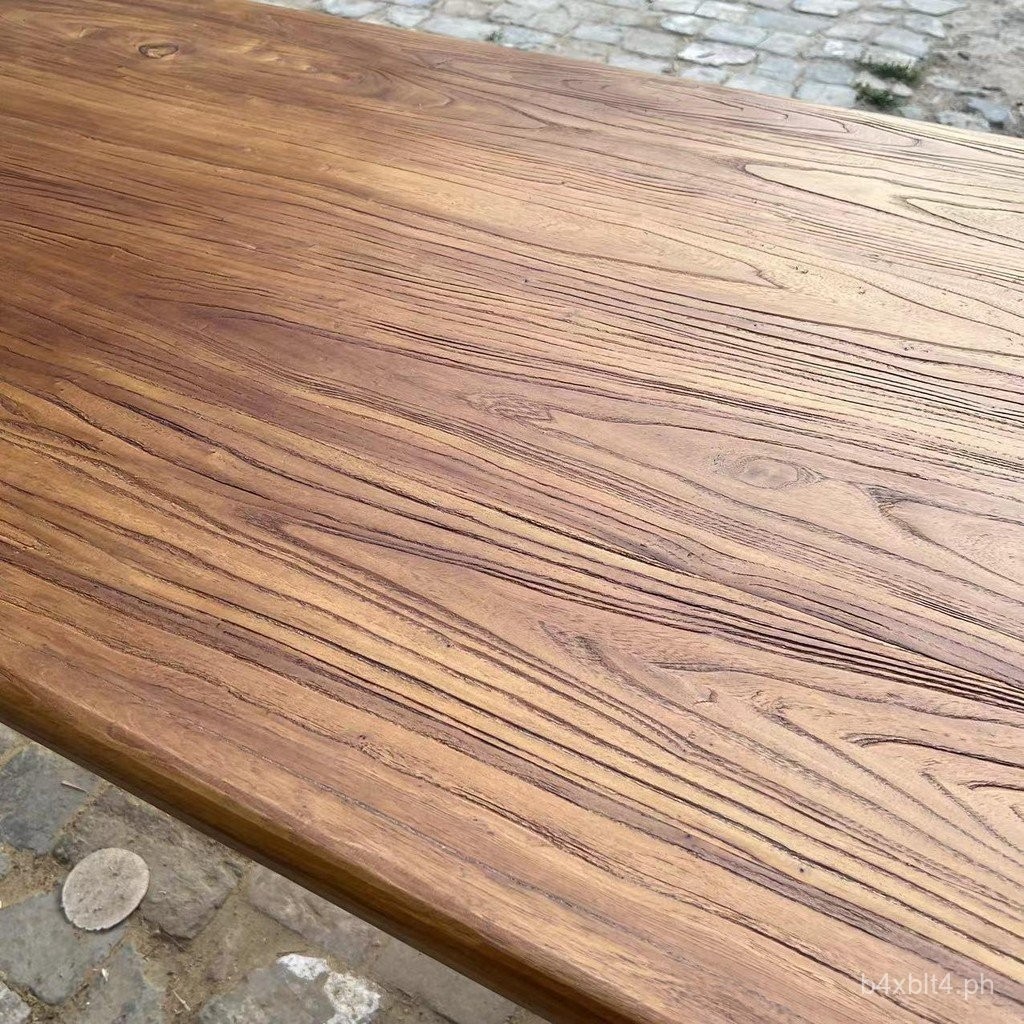 Old Elm Wood Table Retro Old Wood Board Tea Table Original Wood Zen ...