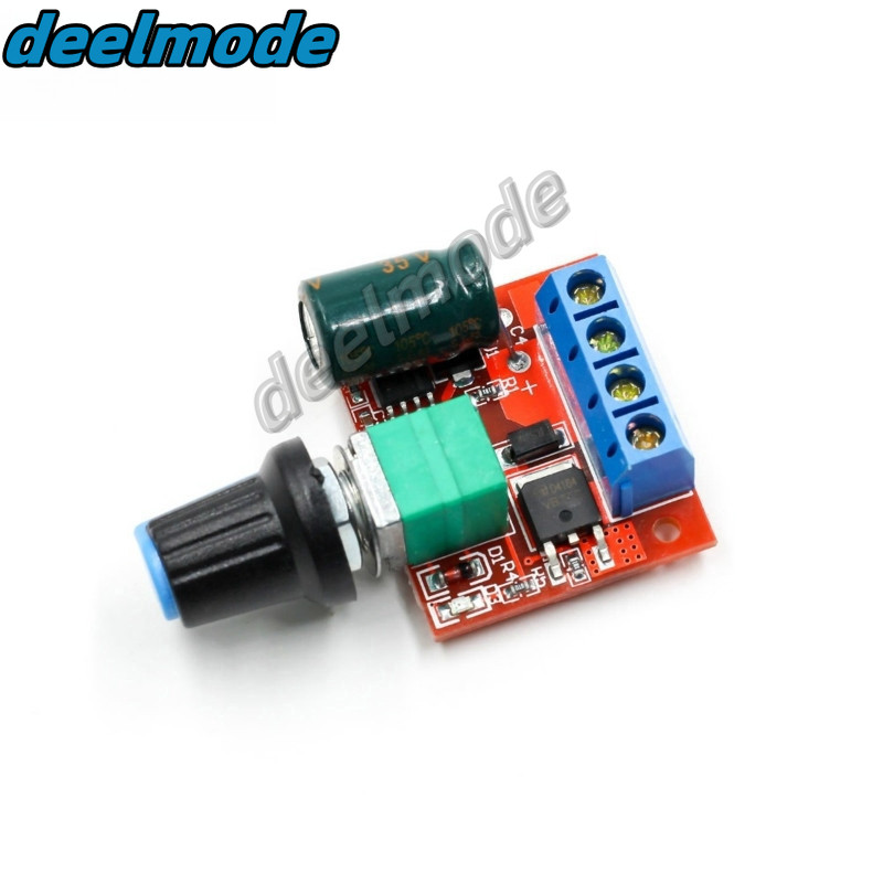 Mini DC-DC 4.5V-35V 5A 90W PWM DC Motor Speed Controller Module Speed Regulator Control Adjust ...