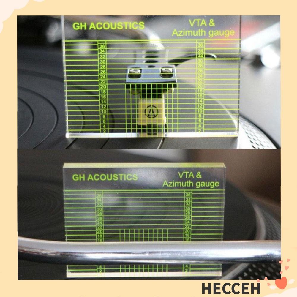 HECCEH Azimuth Adjustment Ruler, Vinyl Record Player Azimuth Supplies ...