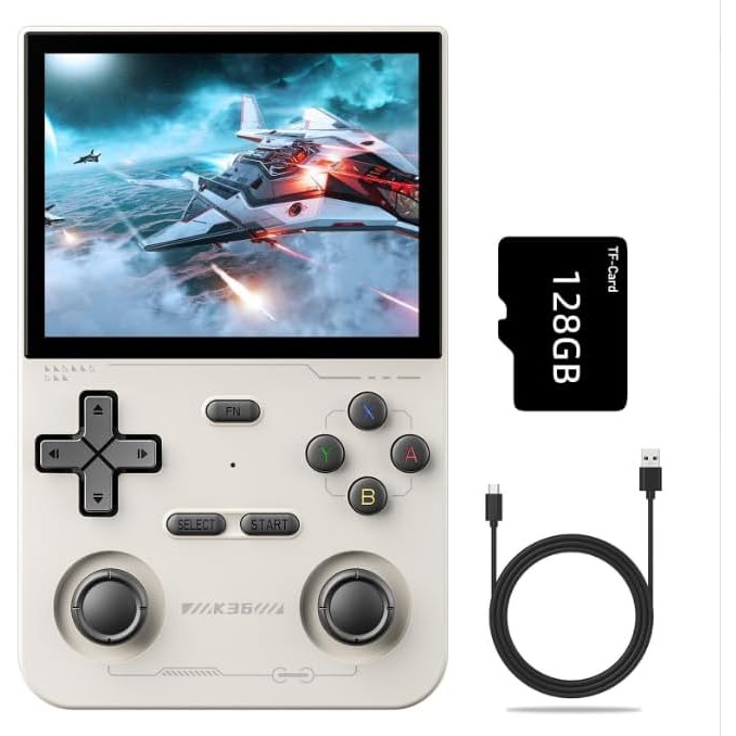 K36 Retro Handheld Video Game Console with 128G 19000+Games 30 ...