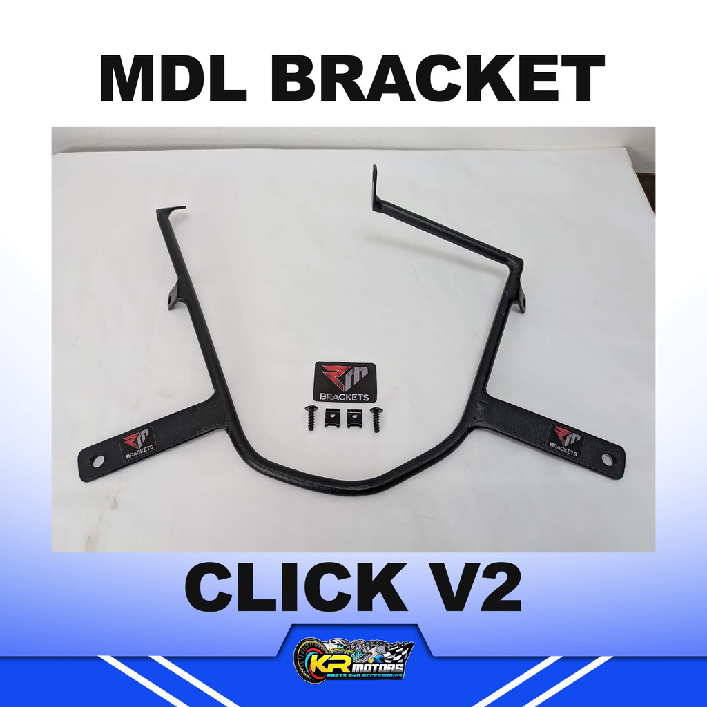 RM BRACKET CLICK V2 AUXILLIARY LIGHTS BRACKET BLACK POWDER COATED IRON ...