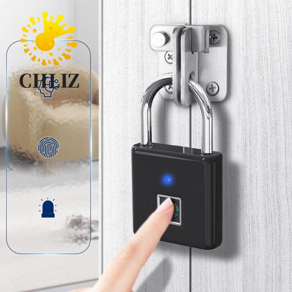 CHLIZ Fingerprint Password Lock, Waterproof USB Charging Smart ...