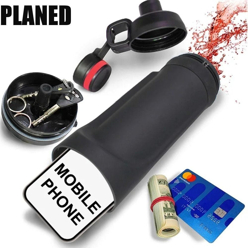 PLANED Cup Stash Jar, Secret Compartment Plastic Water Bottle Stash Box ...