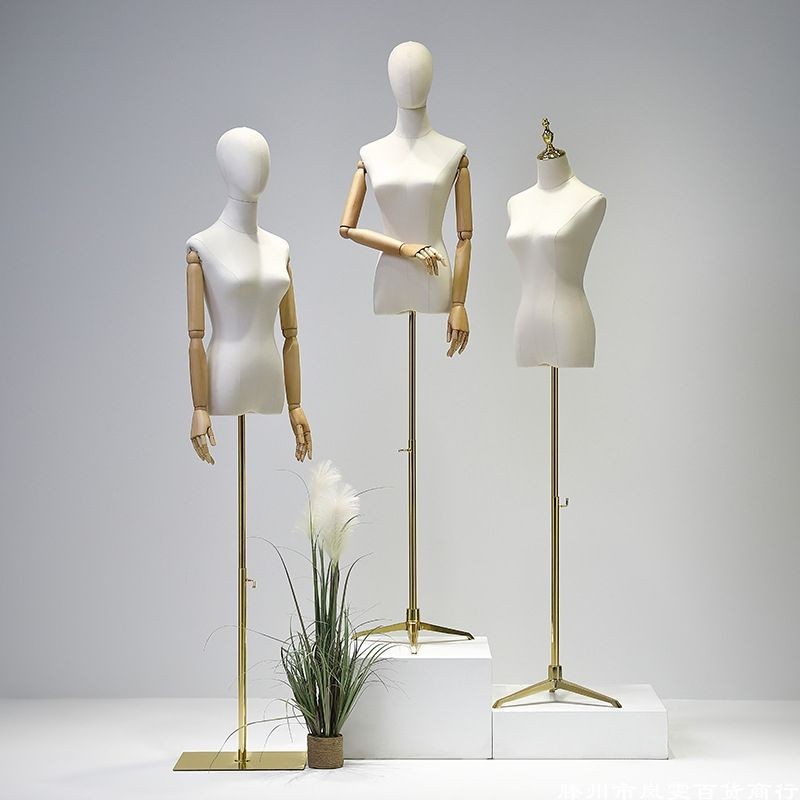 Clothing Store Mannequin Female Body Female Clothing Display Stand Half ...