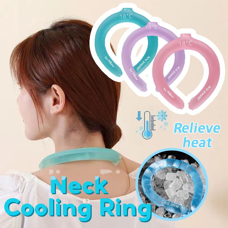 【COD】Neck Cooler Tube Summer Neck Cooling Ring Reusable Outdoor Sports ...