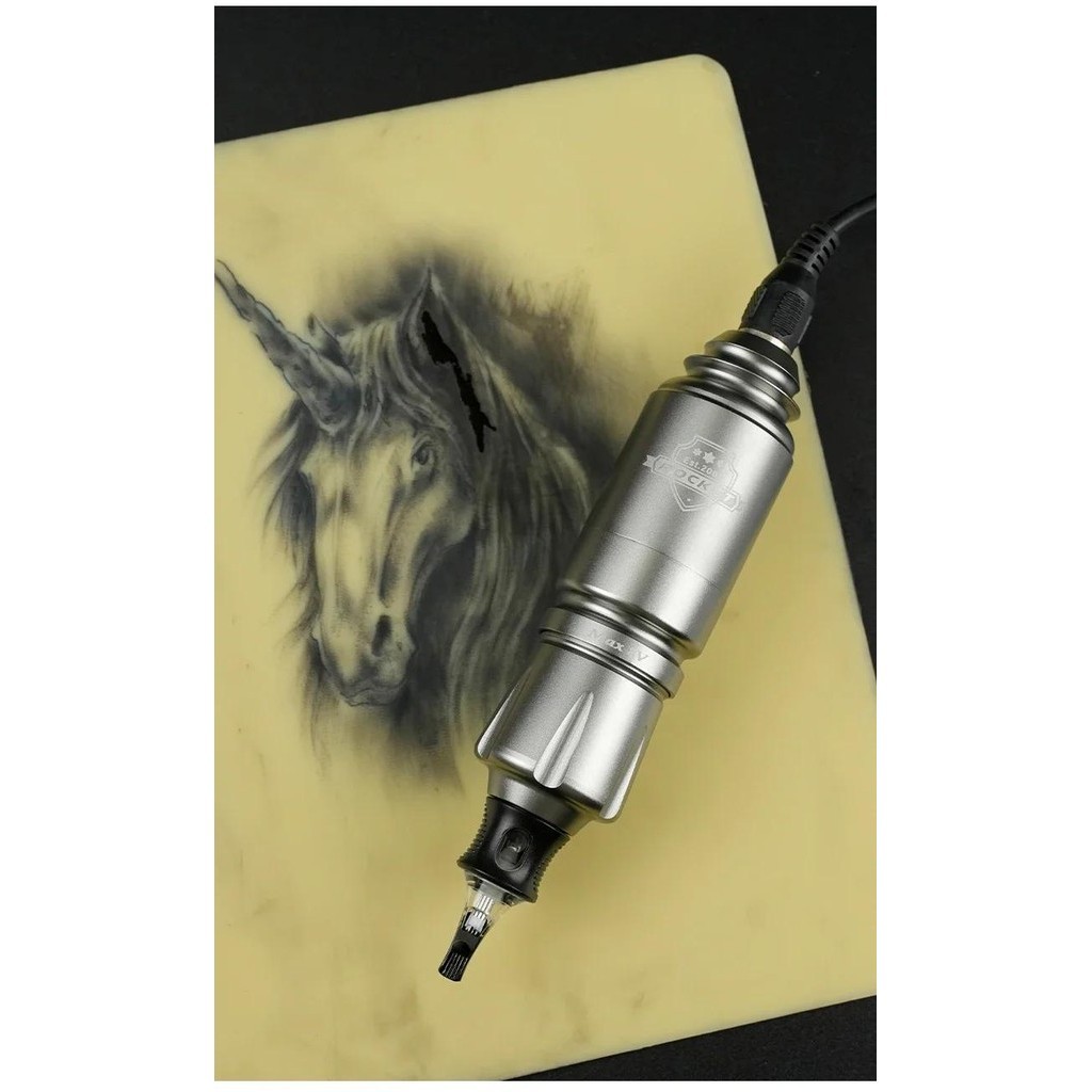 Wireless Rocket Tattoo Machine Pen Kit With 1300mAh Tattoo Battery RCA ...