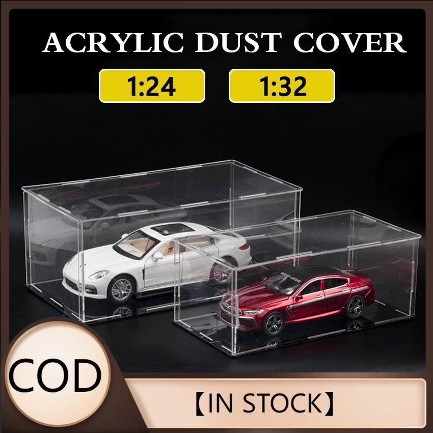 1:32 1:24 Car Model Toys Display Box Dust-Proof Case Storage Clear ...