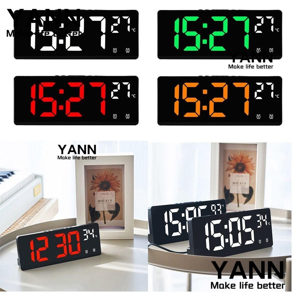 YANN1 Digital LED Clocks, Temperature Date Multi-functional Electronic ...