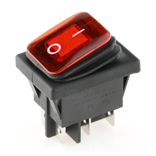 KCD2 Waterproof Rocker Switch 28.5x38mm ON-OFF ON-OFF-ON Push Butoon ...