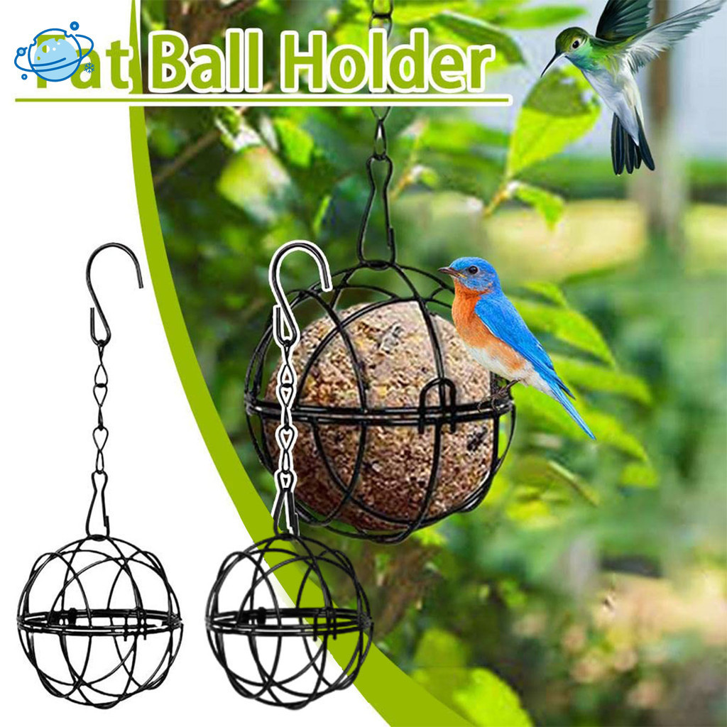 Hanging Ball Bird Feeder, Bird Feeder with S-Shaped Hooks, Metal Wild ...