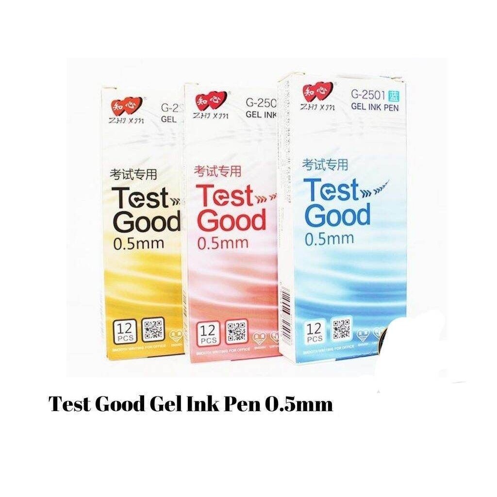 Zhi Xin Test Good Lovein 2501 Gel Ink Pen Needle Point 0.5mm | Shopee ...