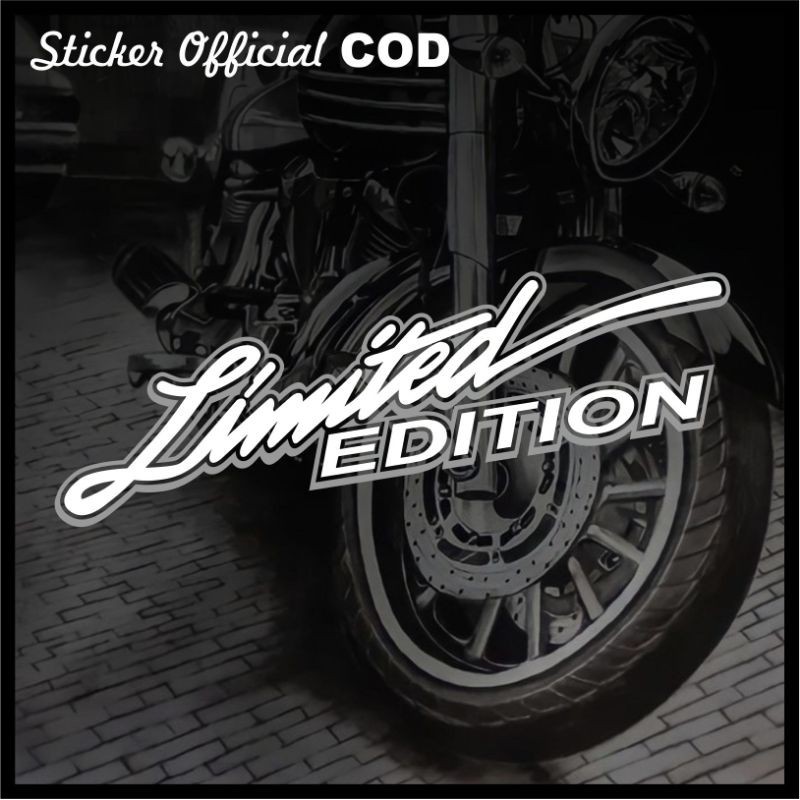 Limited Edition Original Sticker for Motorcycle and Car Decals Vinyl ...