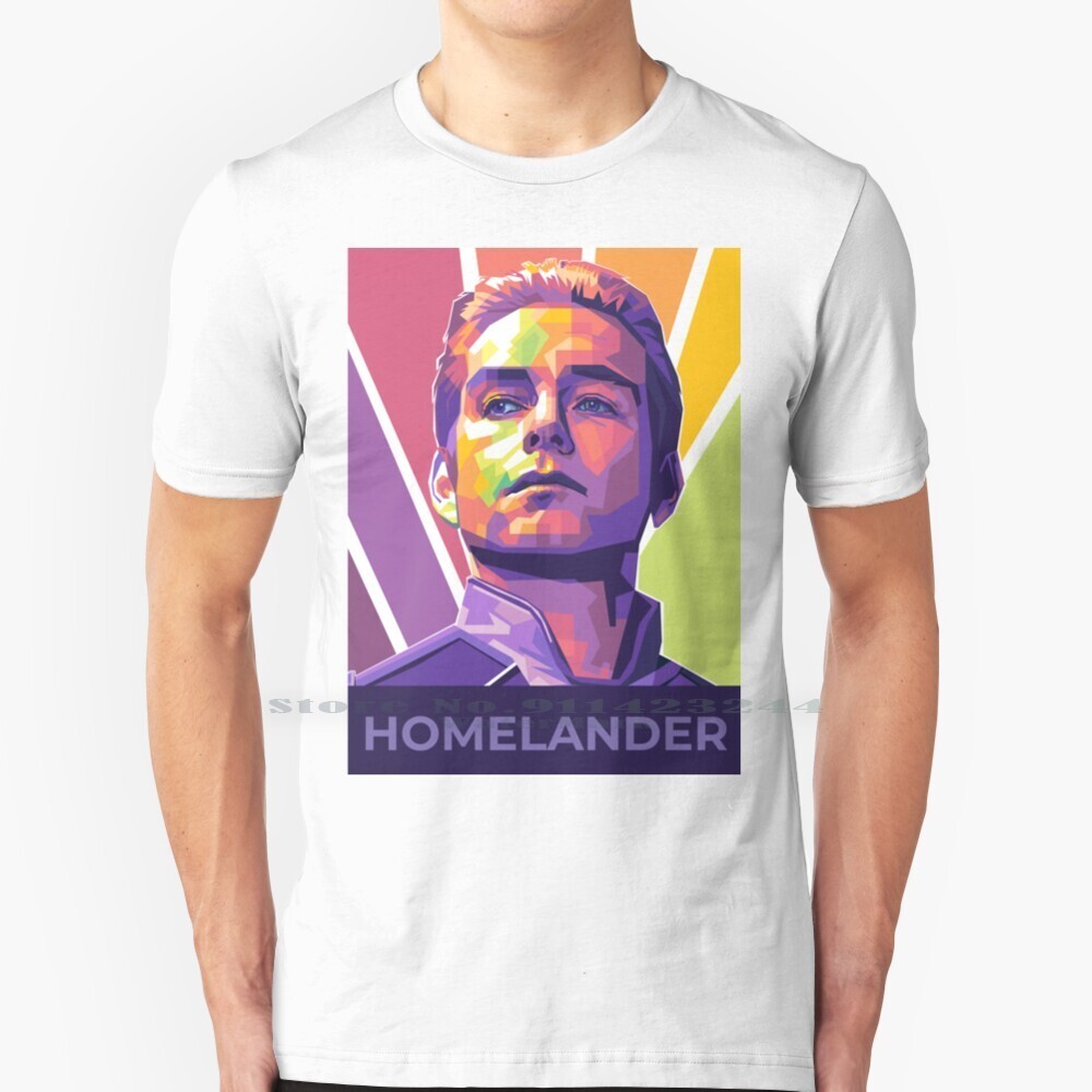 Homelander T Shirt 100% Pure Cotton Wpap Pop Art Portrait Antony Starr ...