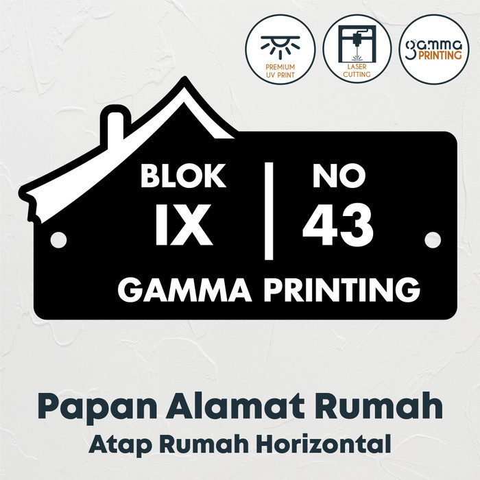 Custom UV House Roof Acrylic House Number/Custom Number Acrylic Address ...