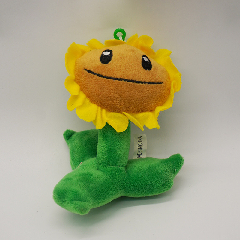 10cm Plants vs. Zombies Plush Doll Pendant Peashooter Sunflower Ice ...