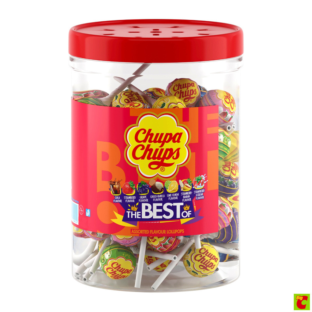 Chupa Chups Assorted Lollipops The Best Of Flavour 475g | Shopee ...
