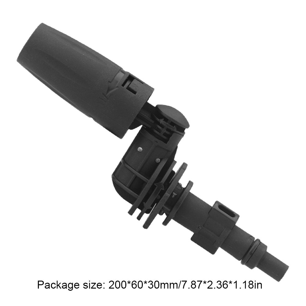 360 Degree Rotating Car Wash Nozzle Adjustable Angle Washer Tips Turbo ...