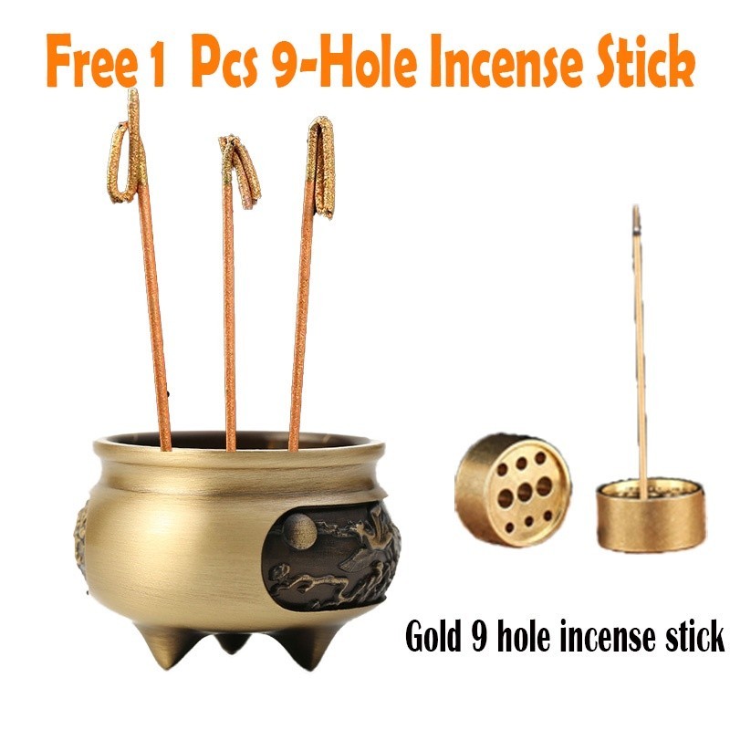 Three Foot Incense Stick Holder Mini Incense Burner Lotus Insenso Stick ...