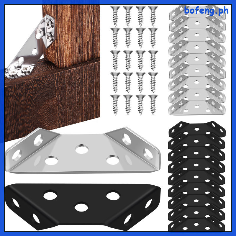 20pcs Corner Connector Furniture Corner Brackets Angle Brackets Corner ...