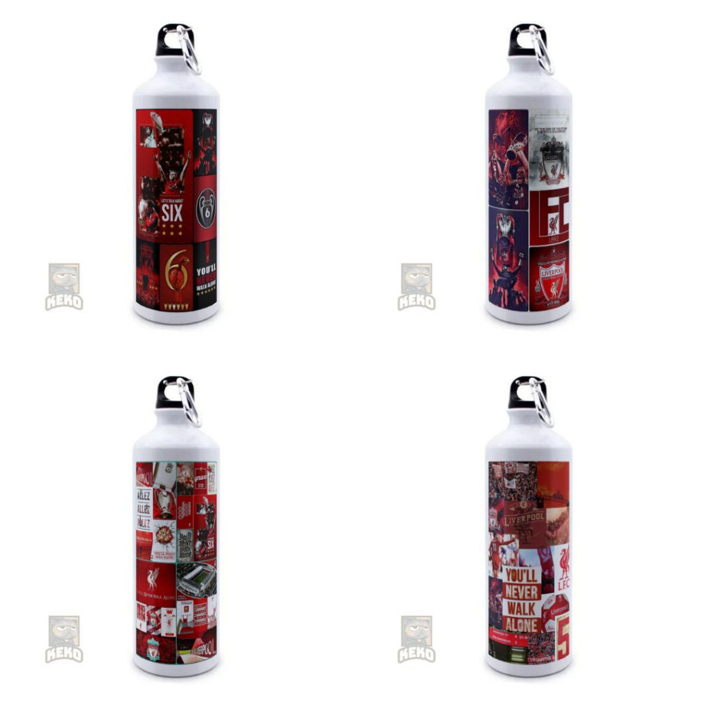 PSC01 Liverpool Collage Aesthetic Socer foot ball Sport Bottle | Shopee ...