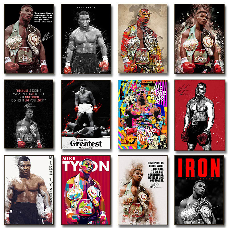 Boxer Boxing Wall Art Poster | Shopee Philippines