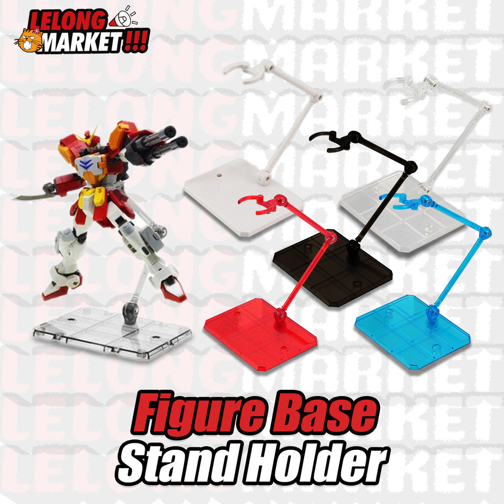 Gundam Model Figure Base Display Stand Holder for SD/HG/RG Gunpla Model ...