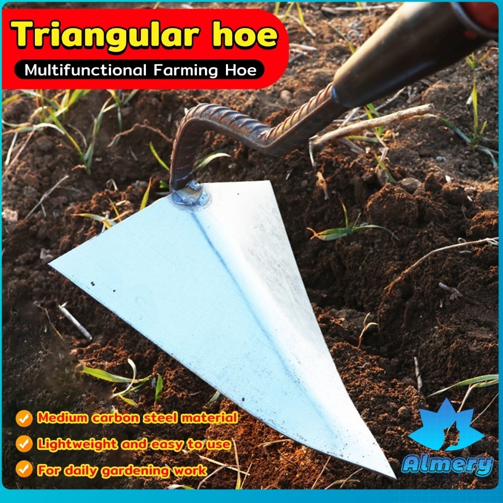 AY Agricultural Triangle Hoe Multifunctional Weeding Hoe Vegetable ...