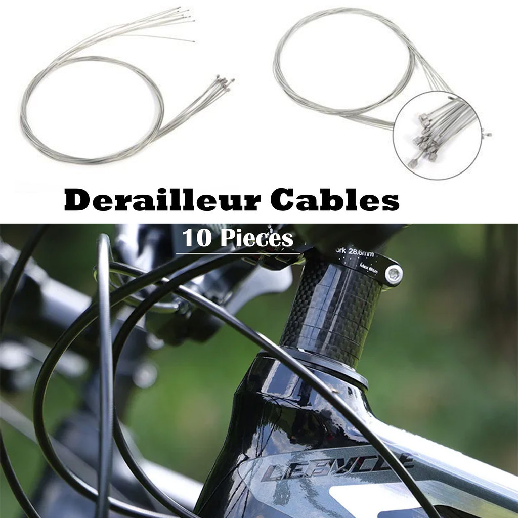 10PCS Bike Shift Cable Bike Shift Cables Premium Bike Shifter Cables ...