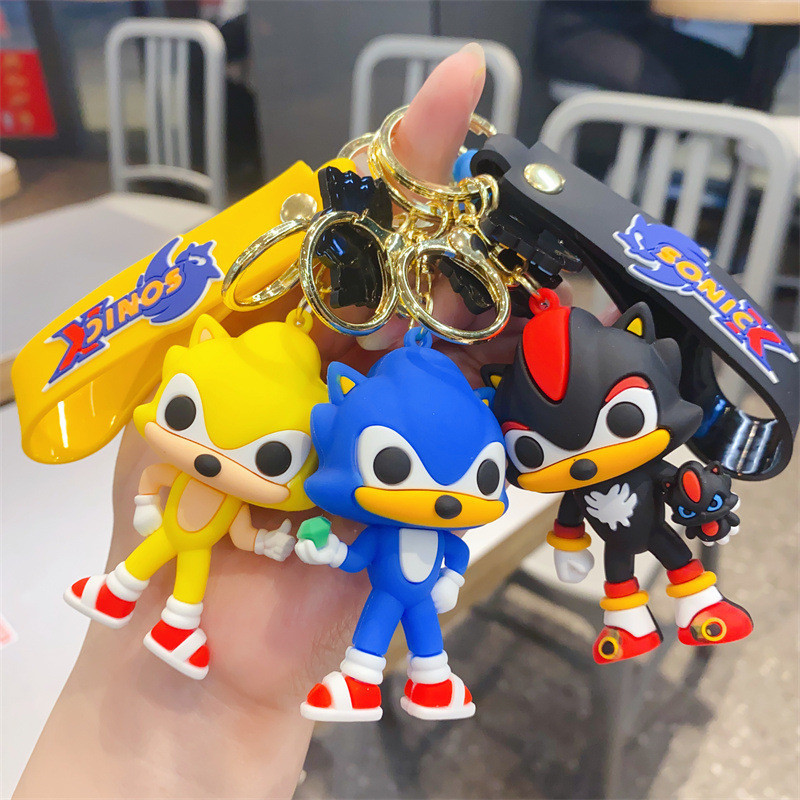 Cartoon Super NIc Cute Variable Speed Sonic Keychain Car Keychain ...