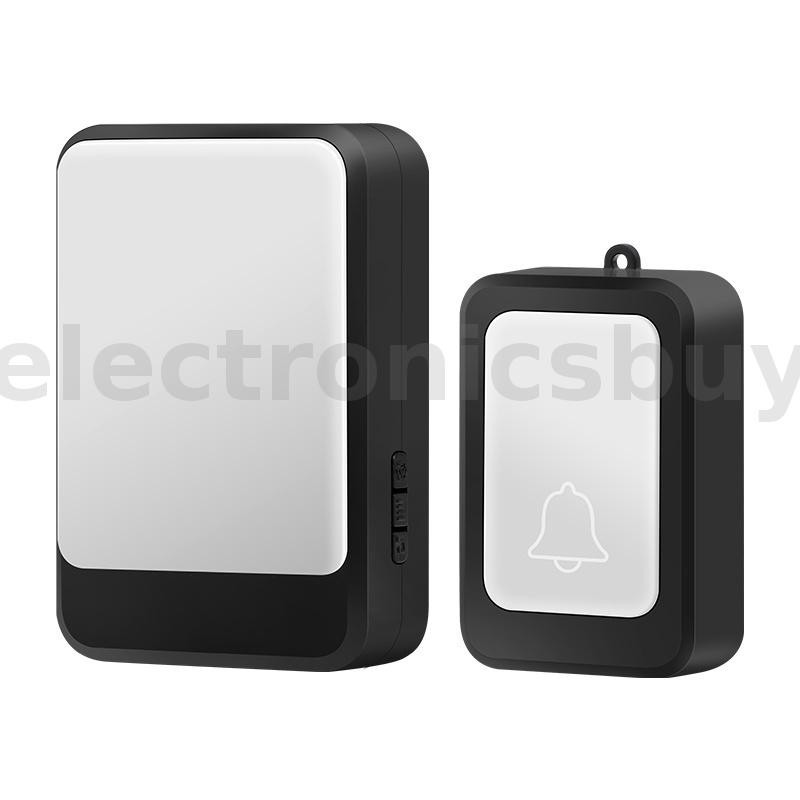 7 Colors Light Flash Changable Music Doorbell Volume Adjustable Built ...