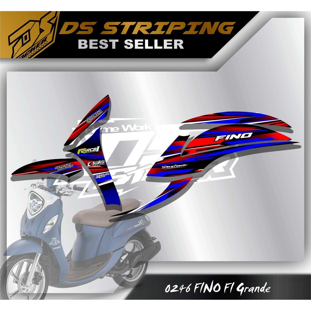 0246 Mio Fino FI Grande Simple Striping Lis Stickers | Shopee Philippines