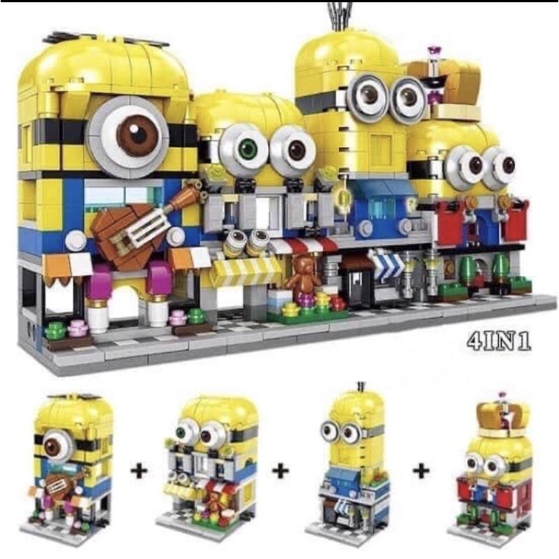 minions LEGO compatible bricks minions COD.available on hand | Shopee ...