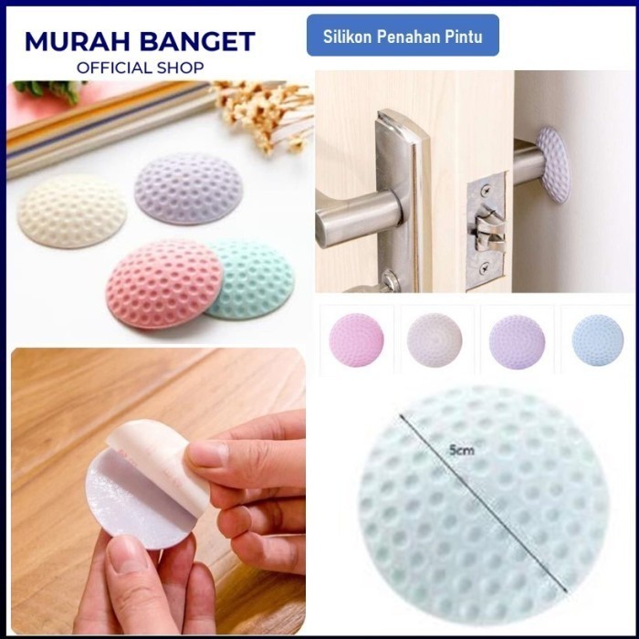 Round Silicone Door Stopper Round Hinge Golf Shape Multi-Purpose Safety ...