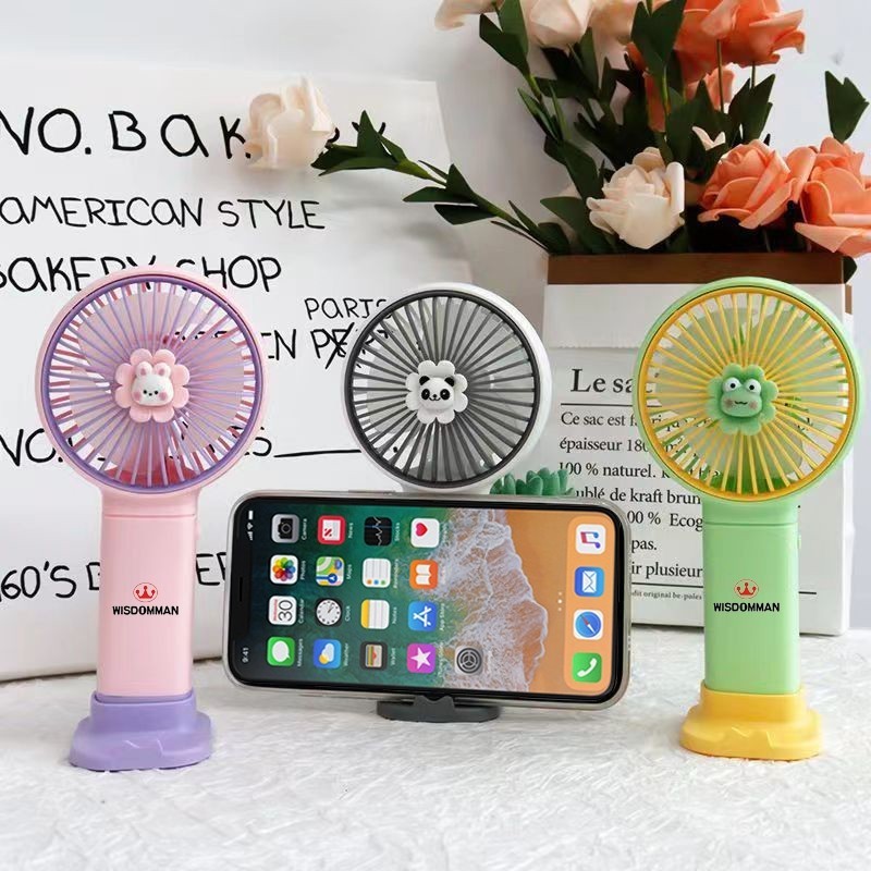 WISDOMMAN USB Outdoor Portable Handheld Fan Classroom Office Desktop ...