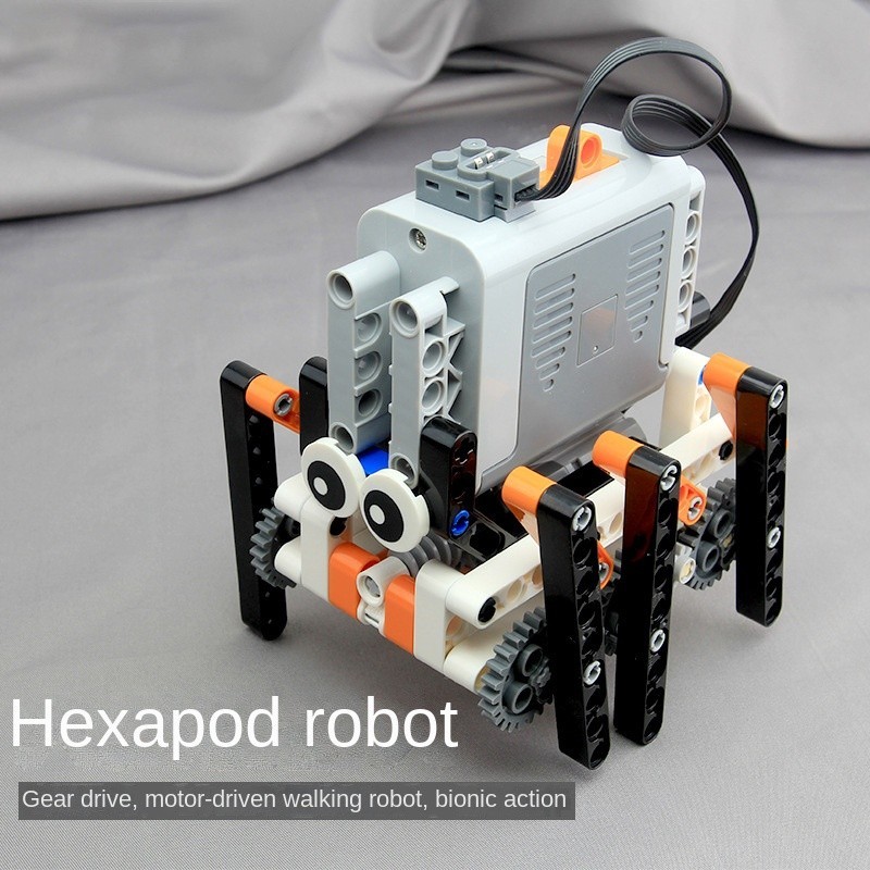Six-legged Bionic Walking Robot Compatible Lego MOC Building Block ...
