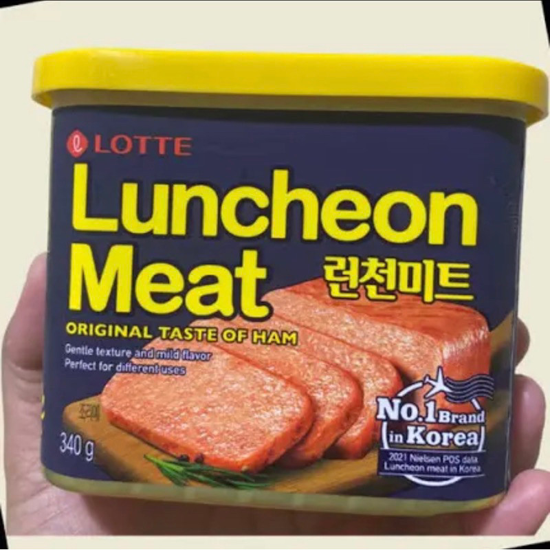 Lotte KOREA Authentic Luncheon Meat Spam 340g | Shopee Philippines