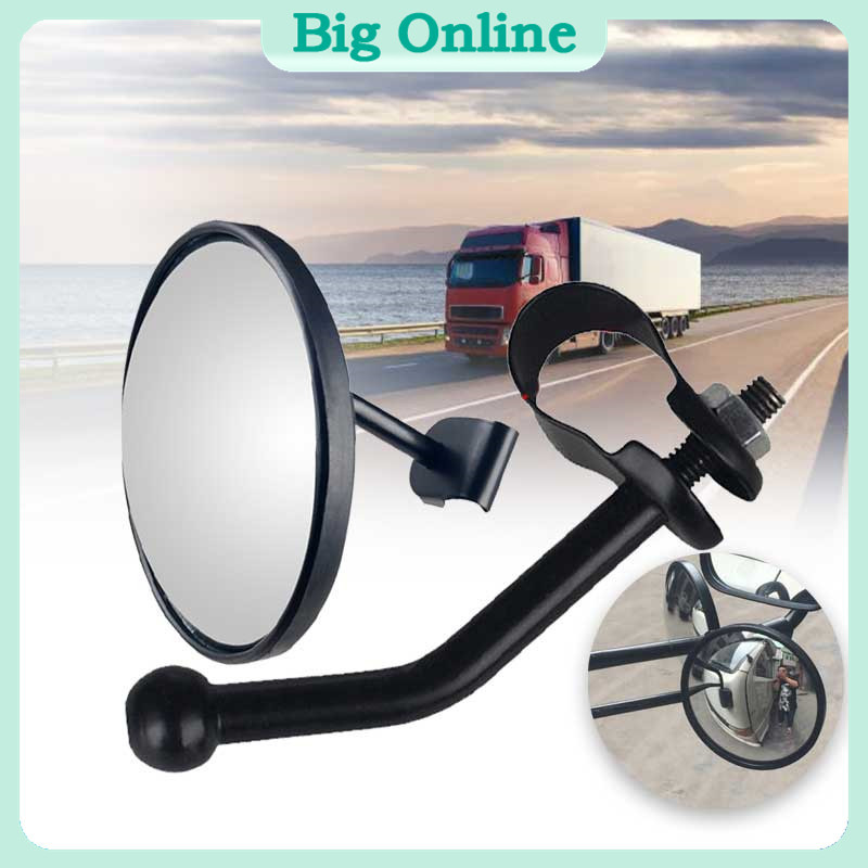 Truck Bus Blind Spot Mirror Adjustable Wide Angle Rearview Mirror With ...