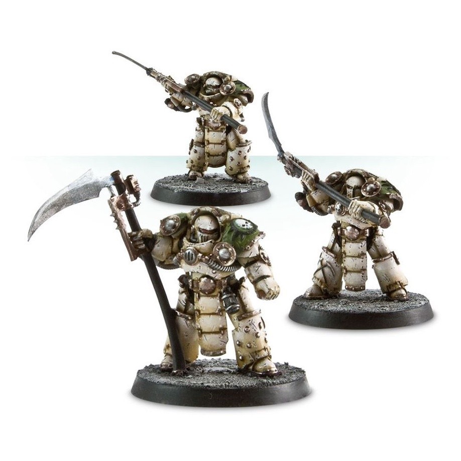 H267 Death Guard Deathshroud Terminators Plate Model Resin Miniatures ...