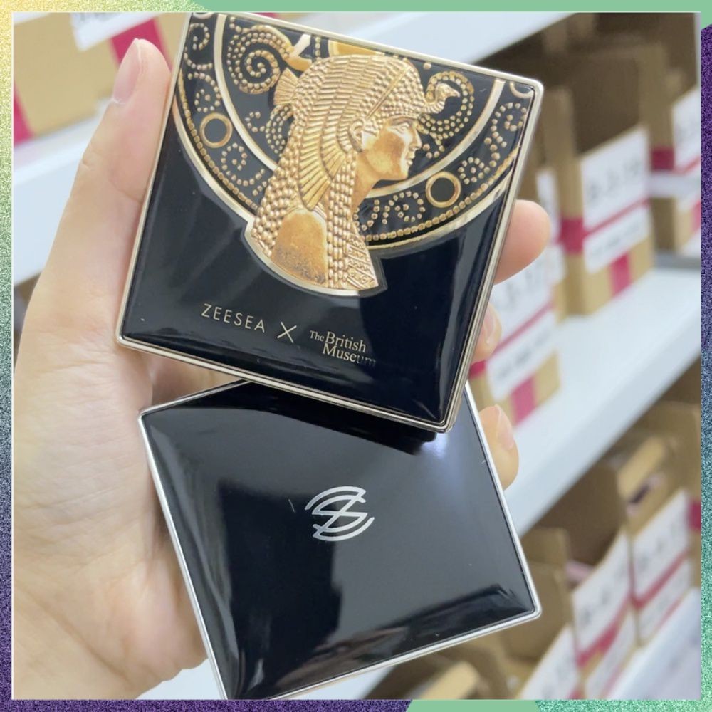 ZEESEA Face Powder Oil Control Waterproof Compact Pressed Powder Foundation Long Lasting Makeup ...