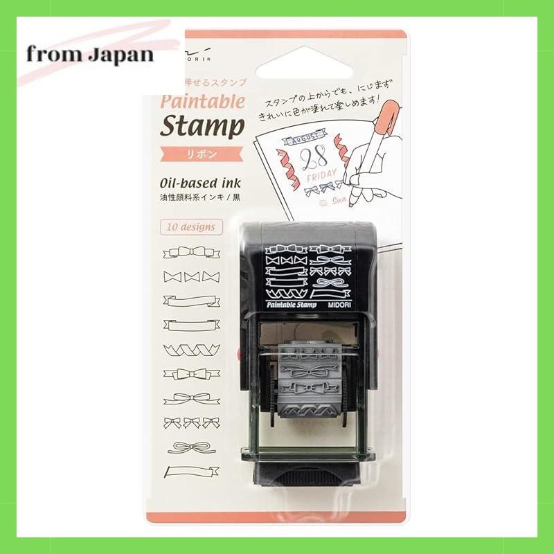 Midori Stamp, rotary stamp, ribbon pattern 35444006 | Shopee Philippines