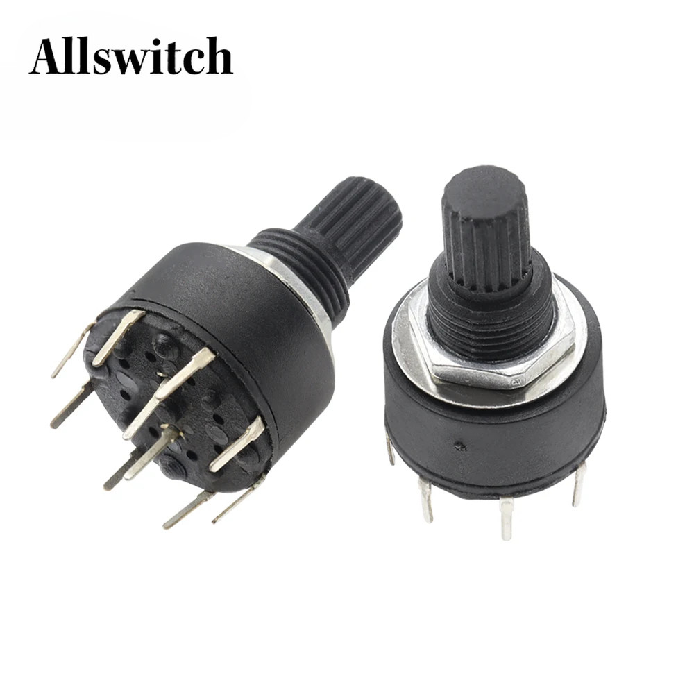 RS16 Plastic SR16 16MM Rotary Switch Band Switch Rotary Band Switch ...