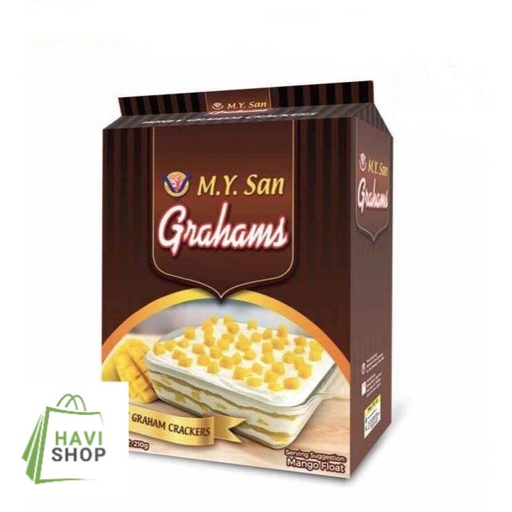HAVI SHOP MYSAN GRAHAM WHOLE CRACKERS 1PC x 210G | Shopee Philippines