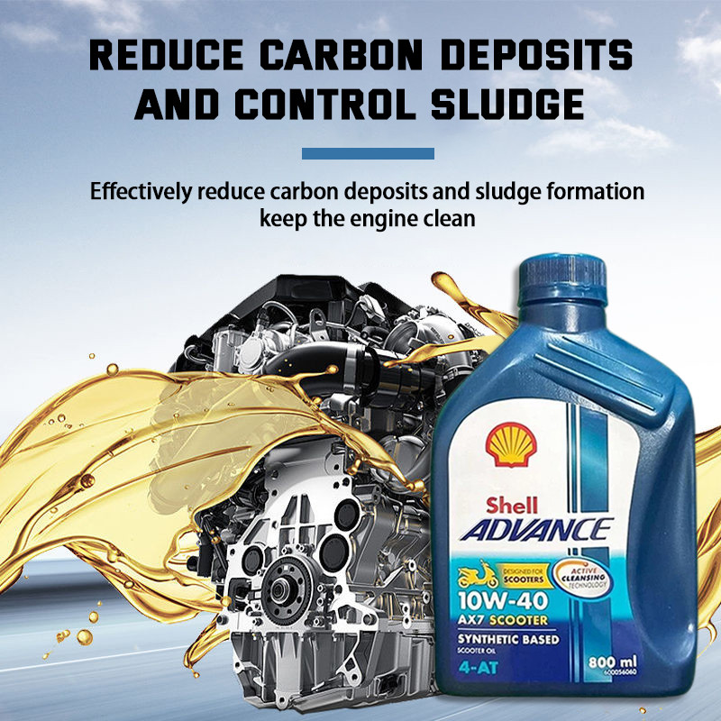 Shell Advance BLUE 800ML Motorcycle Oil for Powerful Performance ...