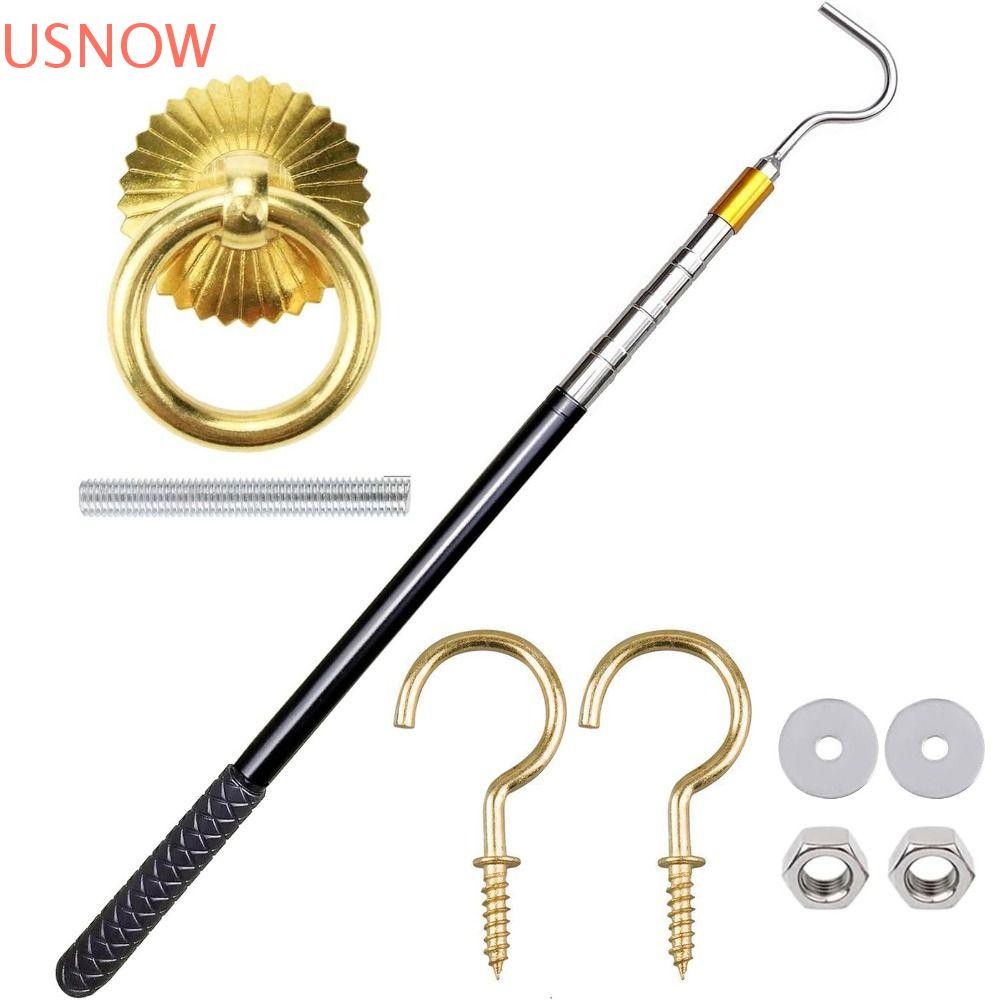 USNOW Attic Ladder Pull-Down System Kit, Retractable Extends Loft Stair ...
