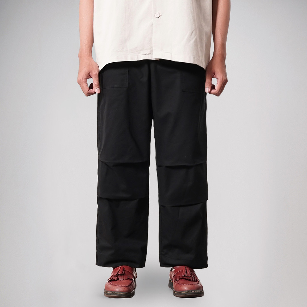 Noforty Project Oversize Long Baggy Pants Navara Black | Shopee Philippines