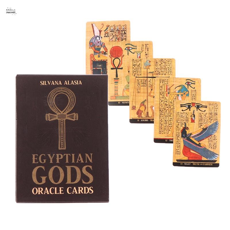 GoGo Egyptian Gods Oracle Cards Tarot Prophecy Divination Deck Family ...